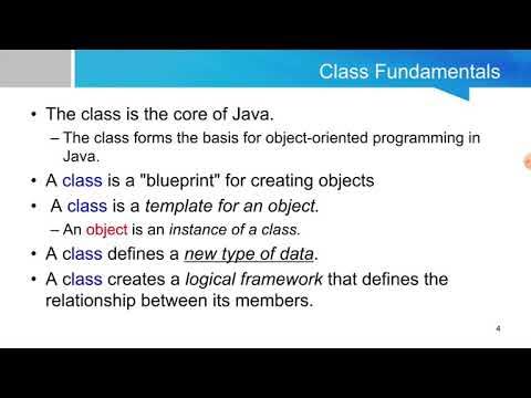Module 2_Part2_Class and Objects in Java - YouTube