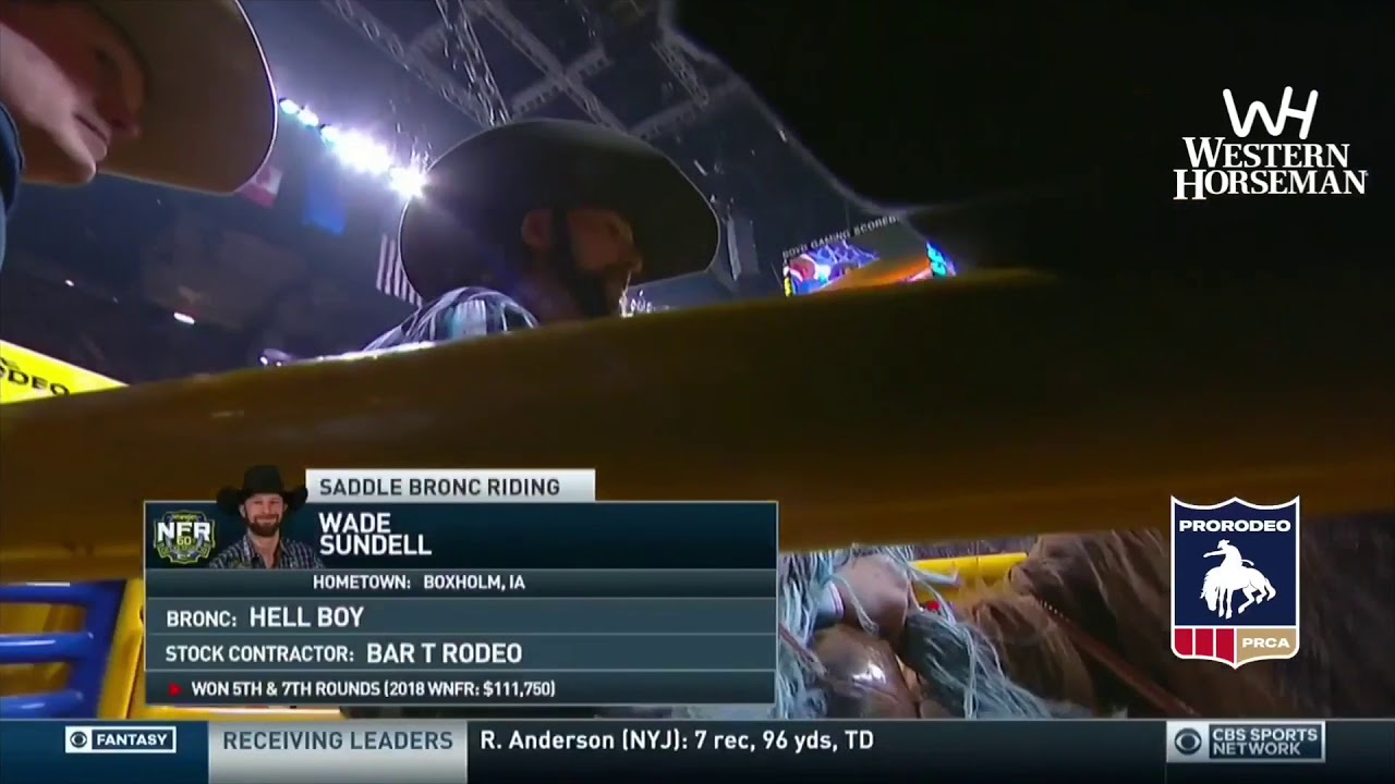 Wild Wade Sundell earns his first Gold Buckle - YouTube