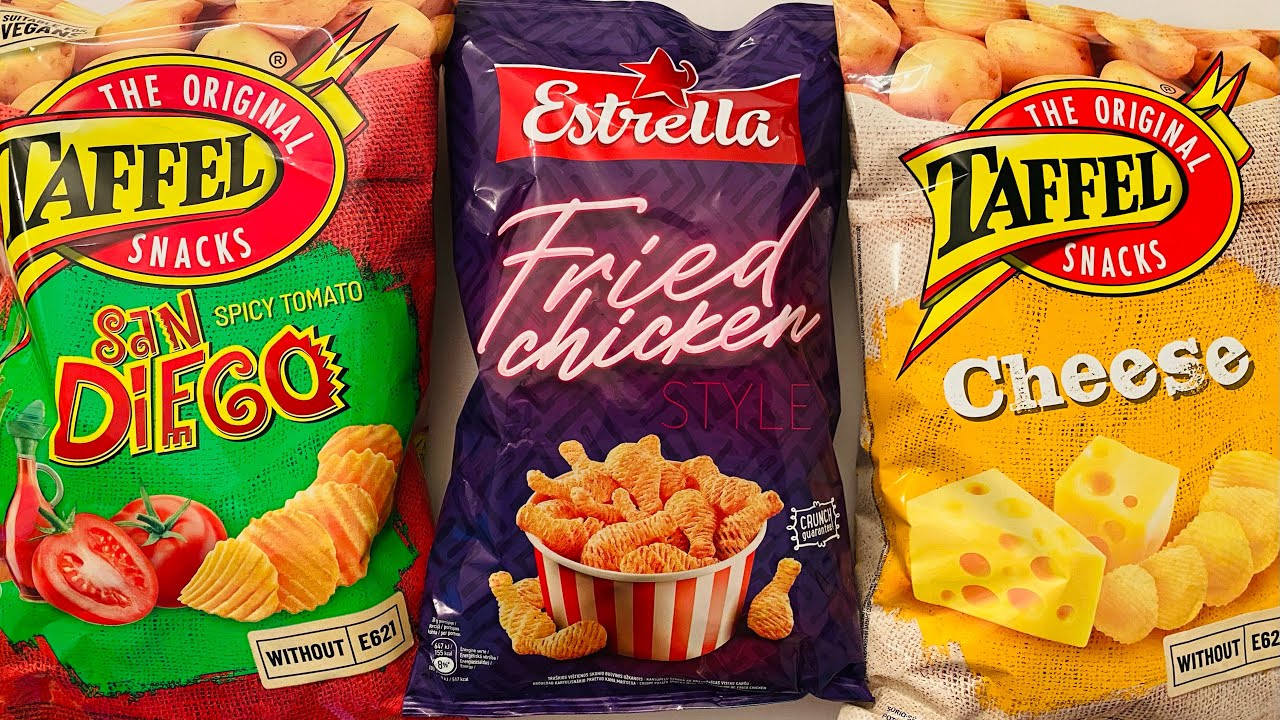 Unpacking & Filling Platter with Chips Estrella & Taffel | ASMR ...