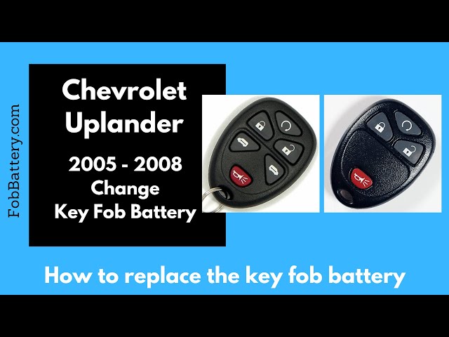 Chevrolet Uplander 2006 Battery 2006 2009 CHEVROLET UPLANDER FUEL
