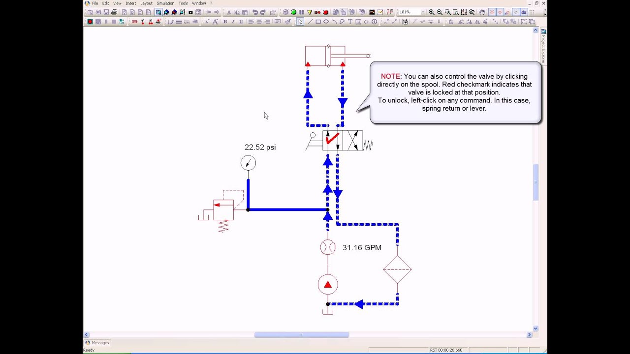 Simulating features and options - Hydraulics, Automation Studio ...