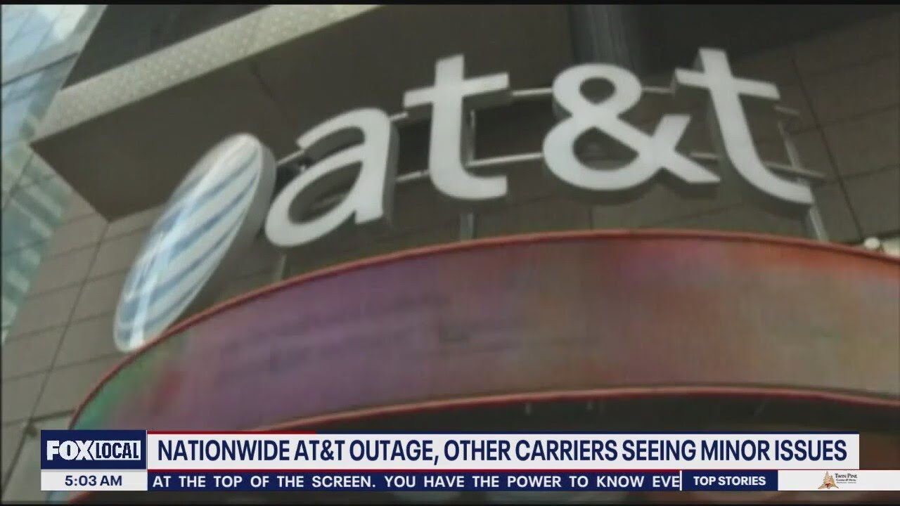 No cell service? Nationwide AT&T outage - YouTube