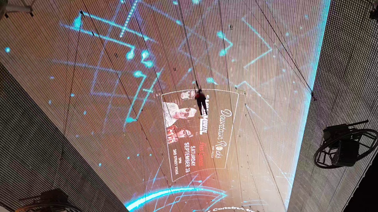 SlotZilla Zip Line Fremont Street Experience - YouTube