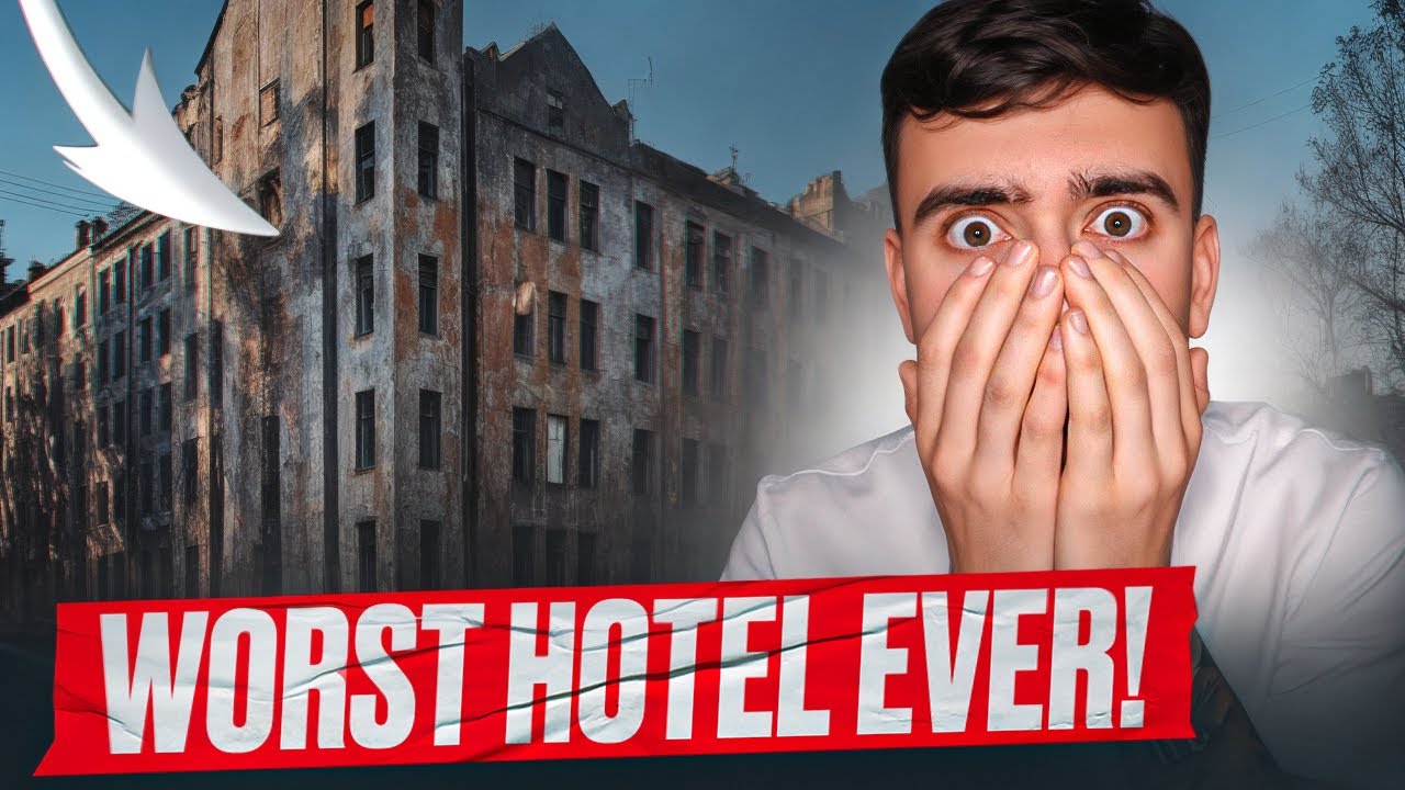 I stayed at the UK's worst hotel 😱 (traumatising) - YouTube
