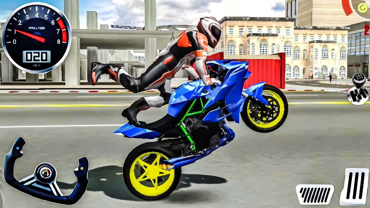 Modified Kawasaki Ninja H2R Bike City Stunt - Extreme Motorbikes 3D ...