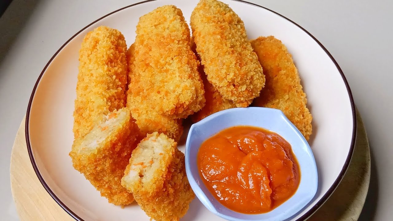 begini cara membuat nugget tahu yg nikmat,dan padat,di jamin nagih ...