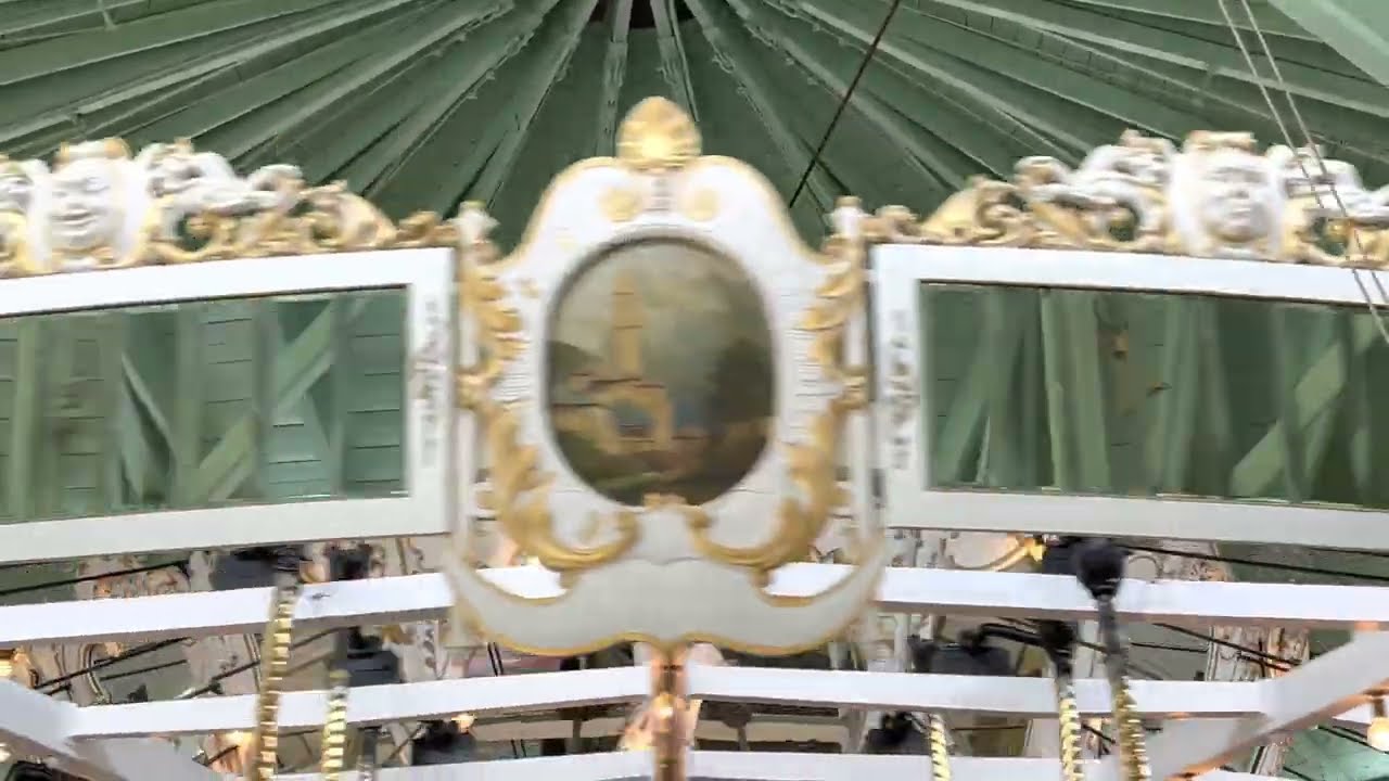 Crescent Park Looff Carousel - Rounding Boards in 4K - YouTube