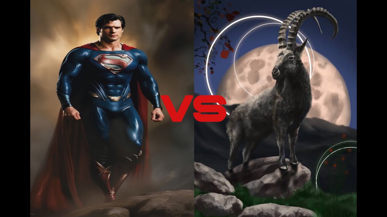 Superman VS The Goat #superman #goatmentality - YouTube
