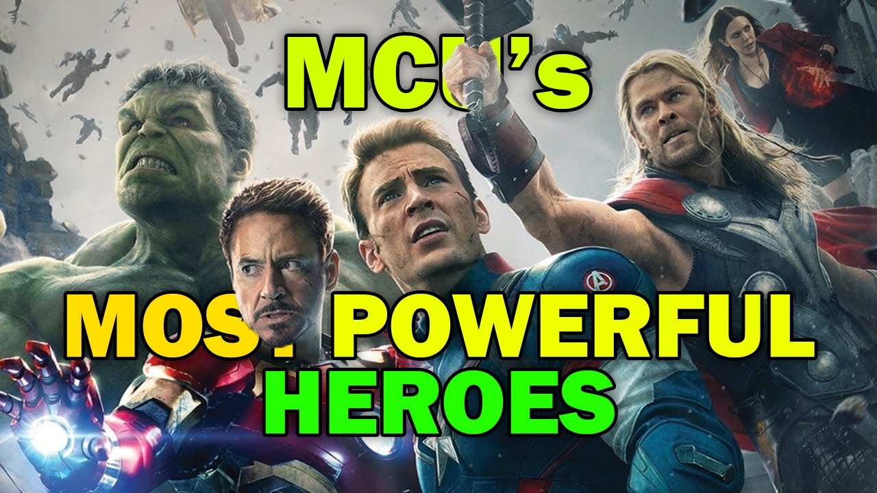 Top 13 Strongest MCU Superheroes - YouTube