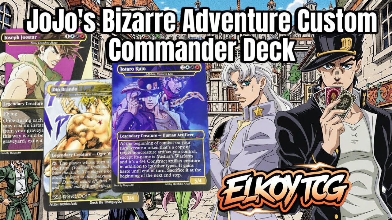 JoJo’s Bizarre Adventure ElkoyTCG Custom Commander Deck | Magic the ...