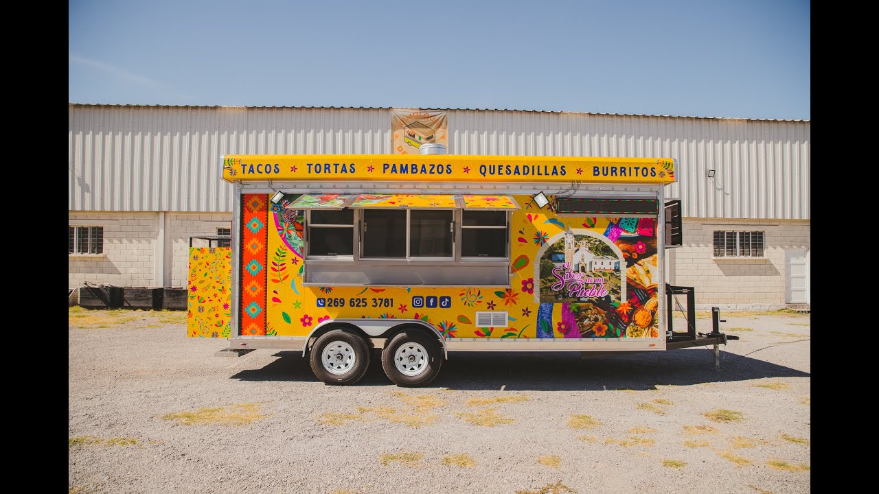 Food Trailer / Remolque de comida #RDN 8x18pies Rotulada: El sabor de ...