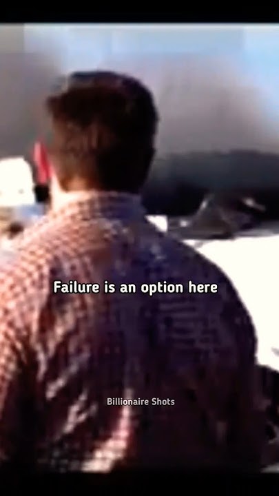 Failure is an option here 🔥💯 Elon Musk Failure Motivation #motivation # ...