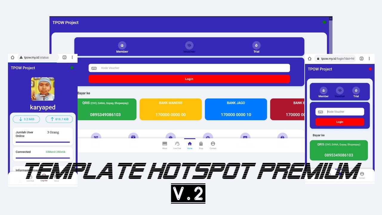 Template Hotspot Premium V-2 (demo) - YouTube