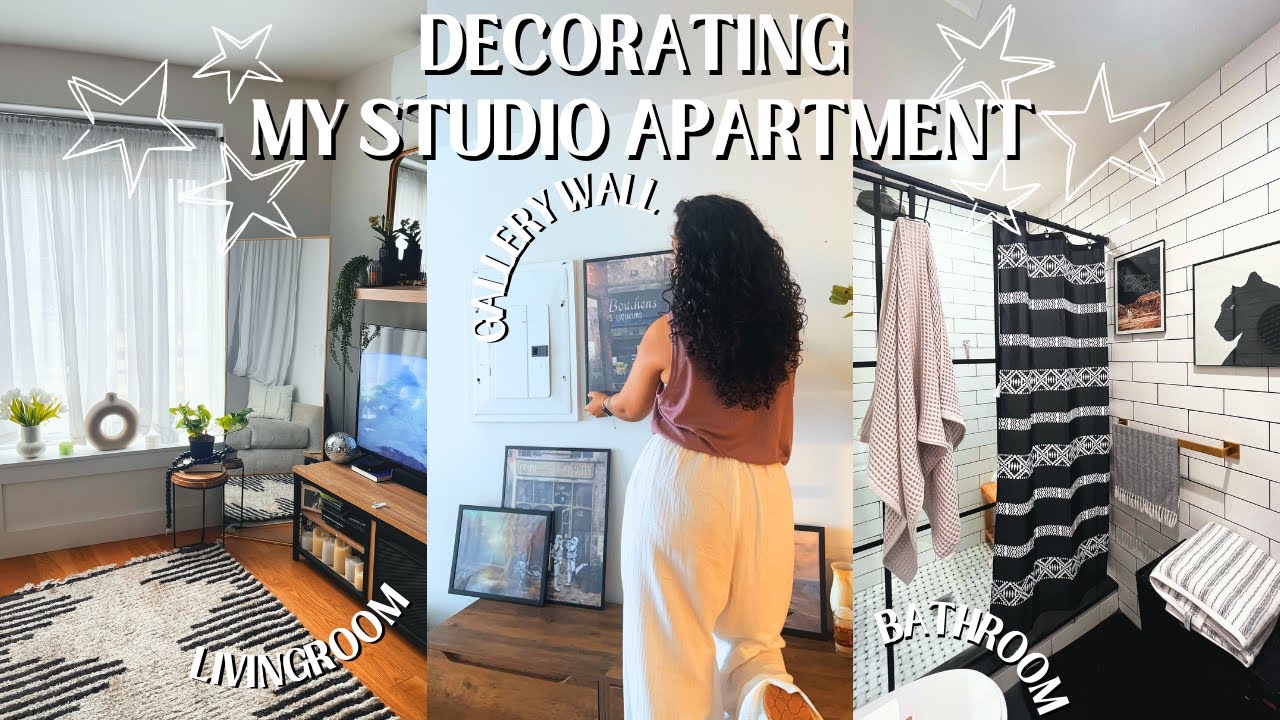 DECORATING MY STUDIO APARTMENT: DIY Gallery Wall, Minimalist Living ...