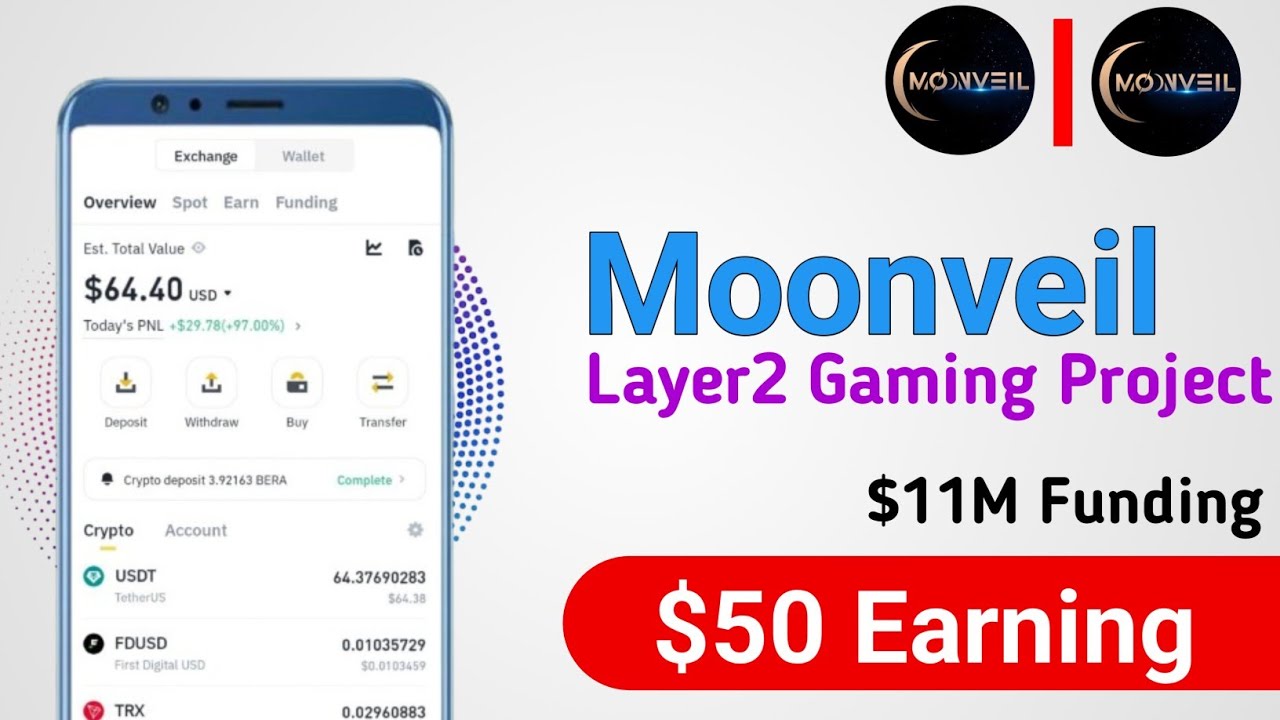 Moonveil Airdrop | Free $50 From Moonveil | Moonveil Airdrop Tutorial ...