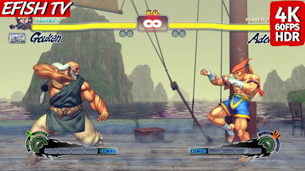 Sheng Long is back! Gouken vs Adon (Hardest AI) - Ultra Street Fighter ...