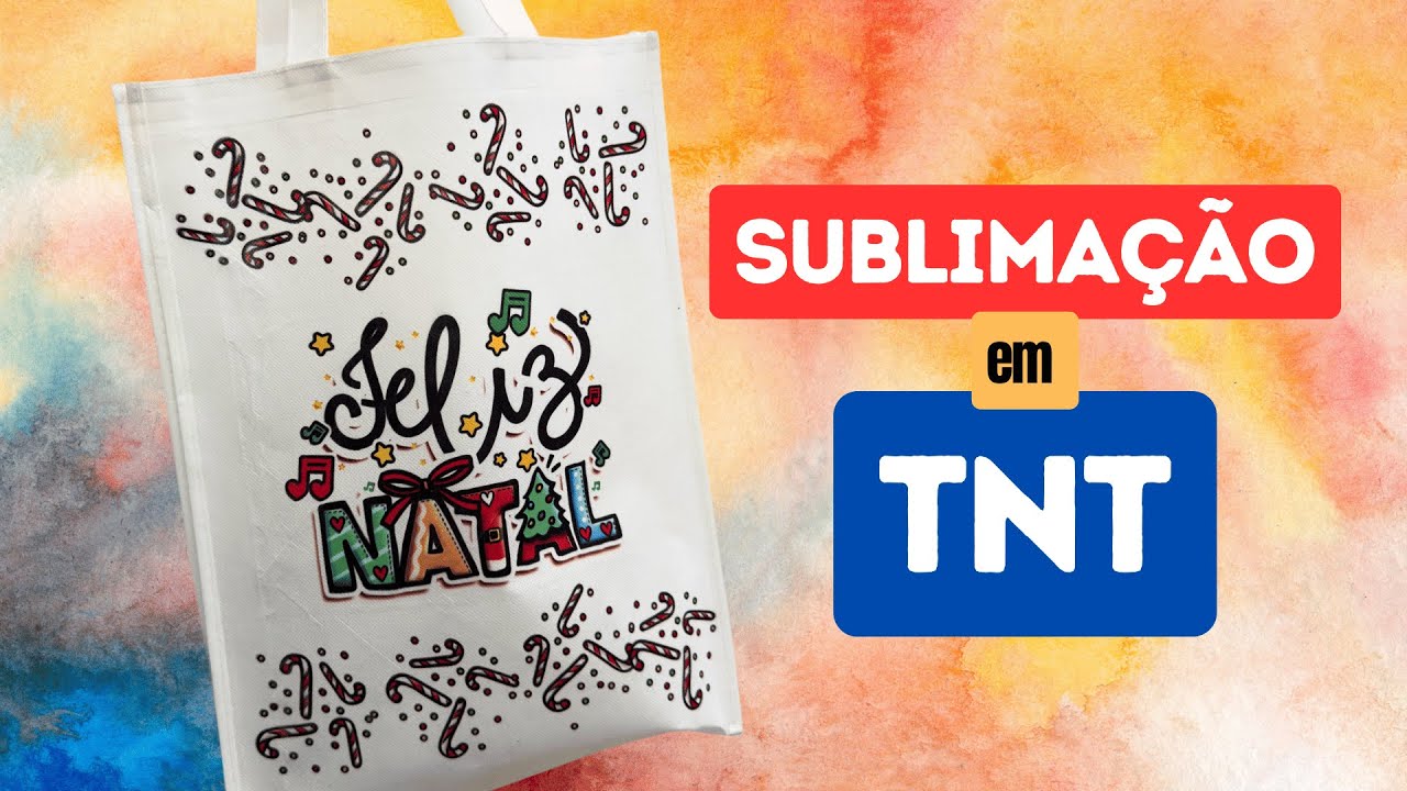 TUTORIAL de Sublimação no TNT! SIm, sublime TNT sem erro! - YouTube