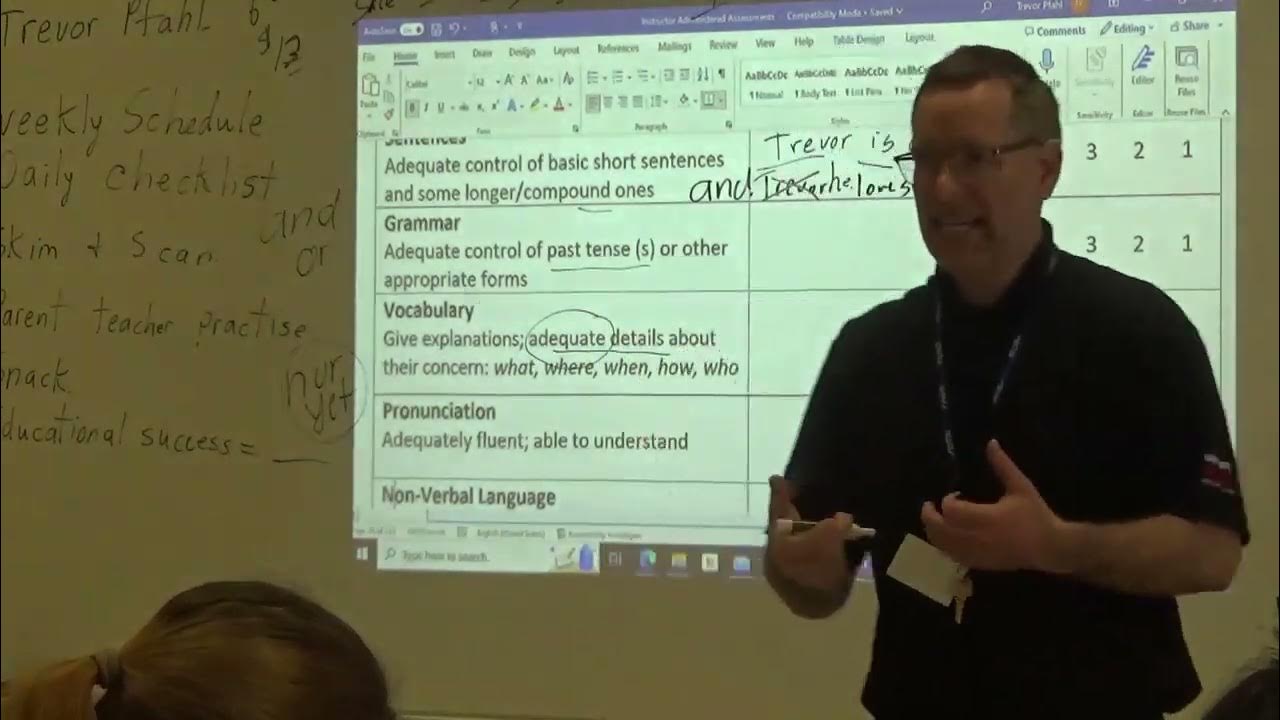 Explanation of a CLB speaking rubric - YouTube