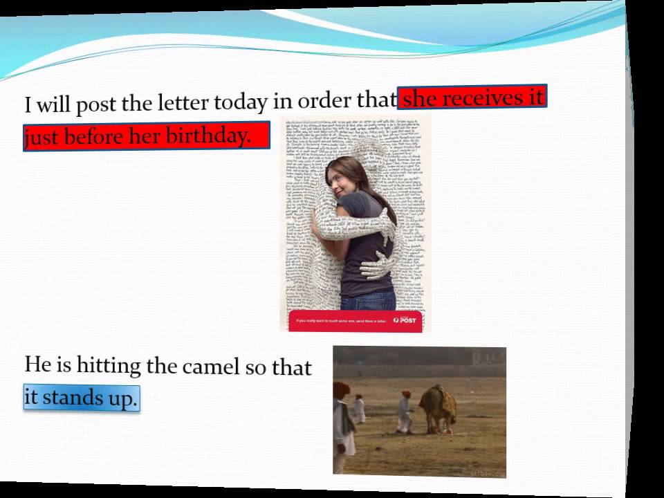 SO That - in order that - Exercises - Easy English Lesson - YouTube