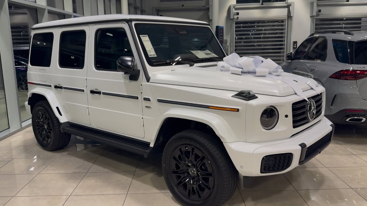 Mercedes G580 Edition 1 Electric GWagon Moonlight White Magno # ...