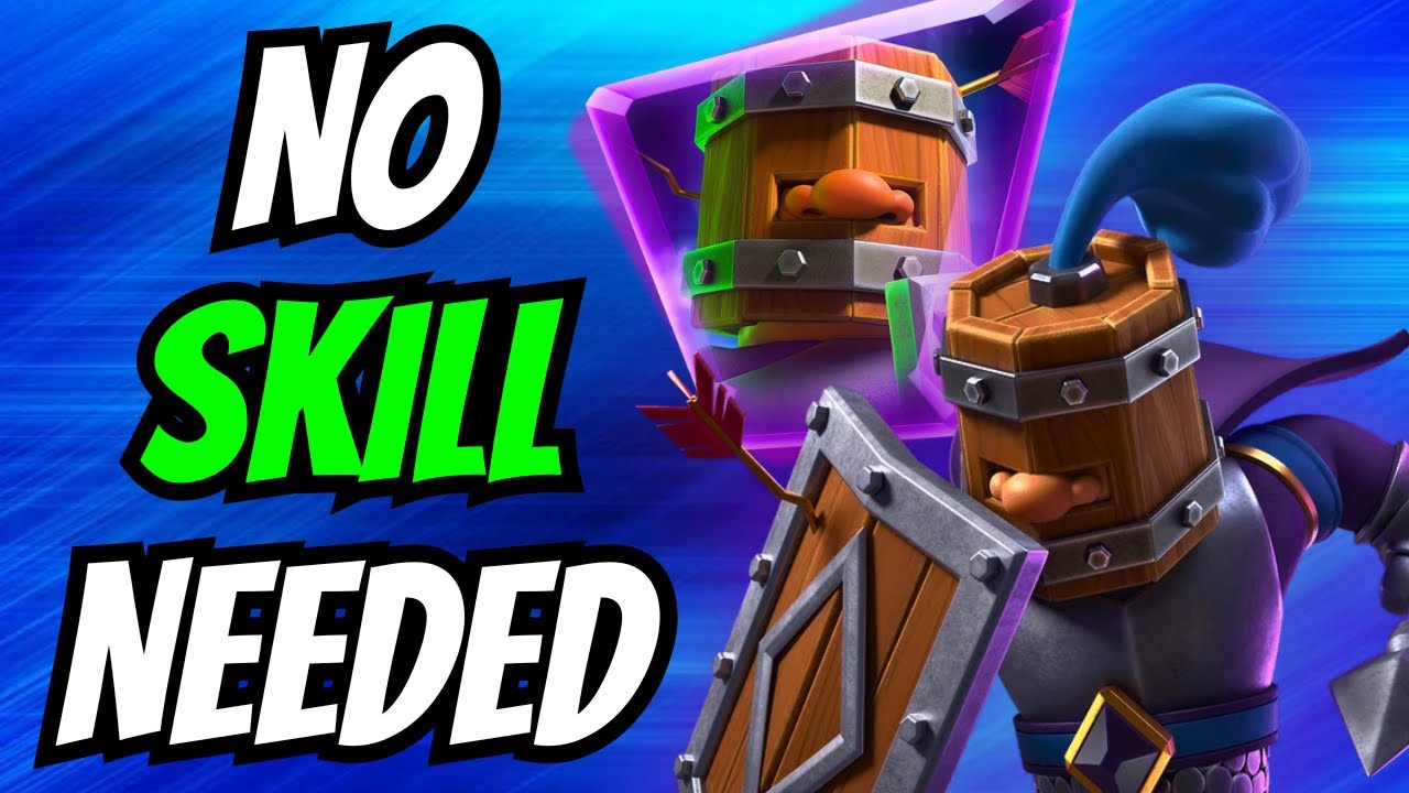 UNSTOPPABLE NO-SKILL EVO RECRUITS Deck! -- Clash Royale! - YouTube