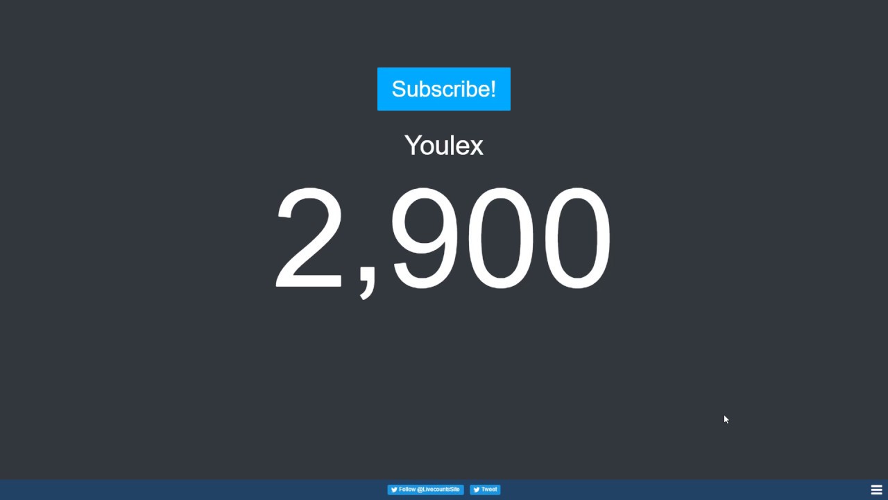 LE PASSAGE DE YOULEX AU 2,9K - YouTube