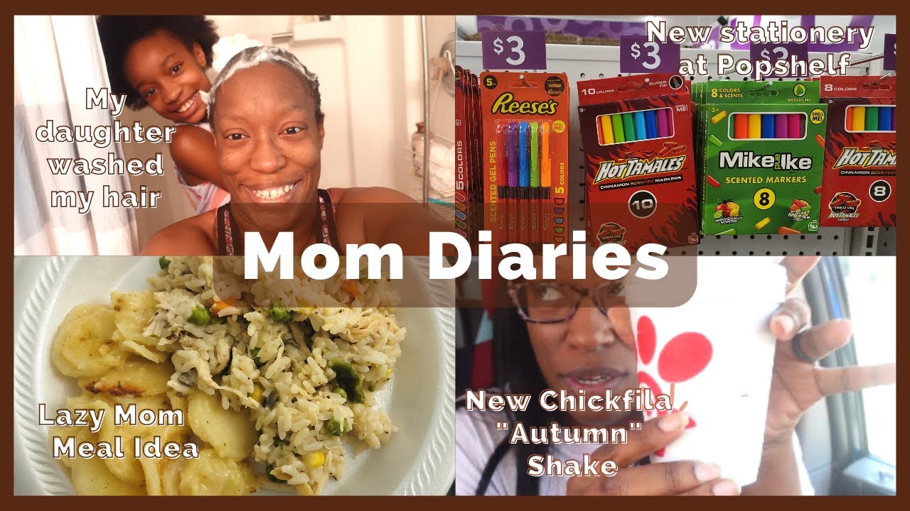 MOM DIARIES VLOG 2022 | Chickfila Autumn Shake, Lazy Mom Cook With Me ...