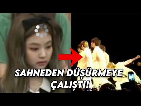 Sahneden düşürmeye çalıştı!