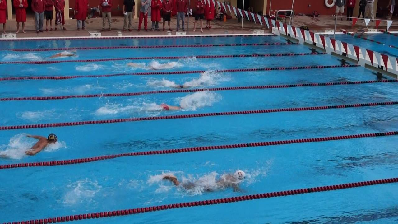 Cal vs Stanford Swim Meet - 2016 - 200 Fly - YouTube