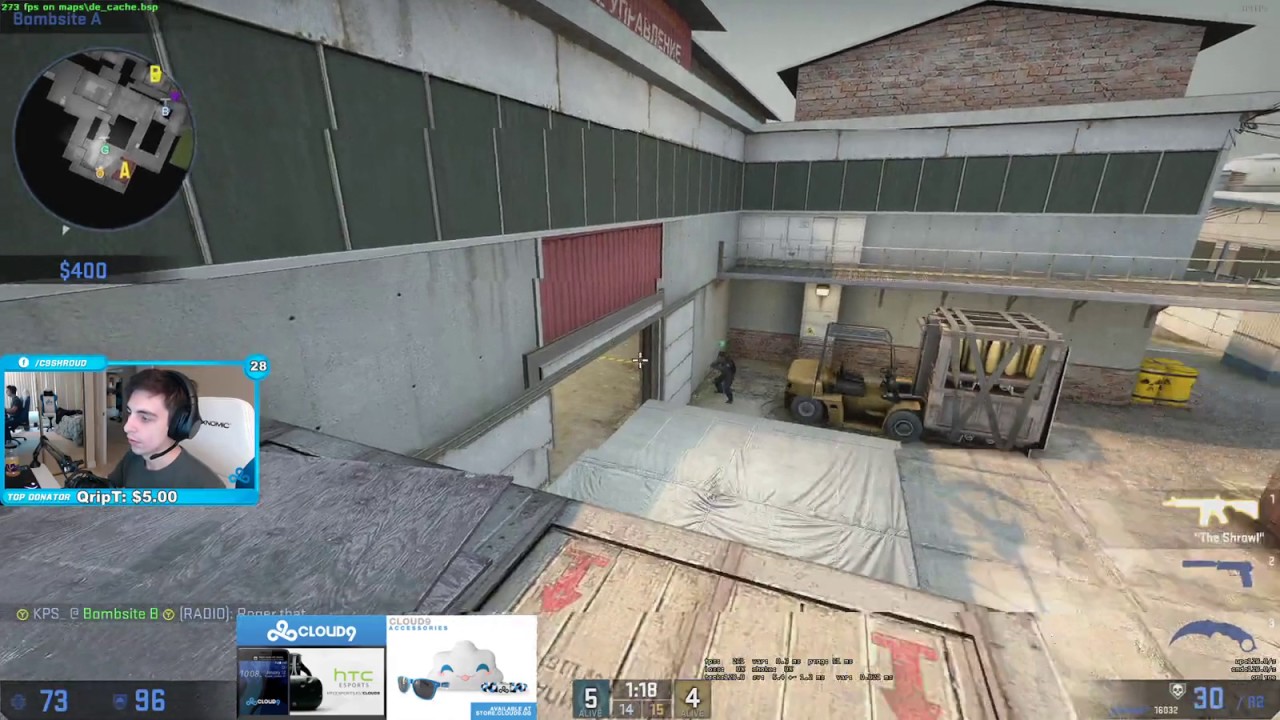 Shroud self-boost on Cache - YouTube