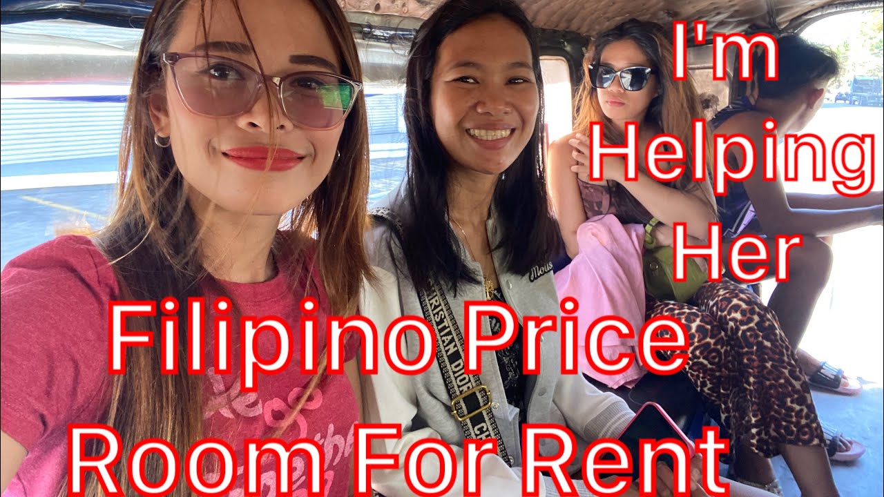 Helping a girl to find a room for rent * Filipino price ONLY! - YouTube