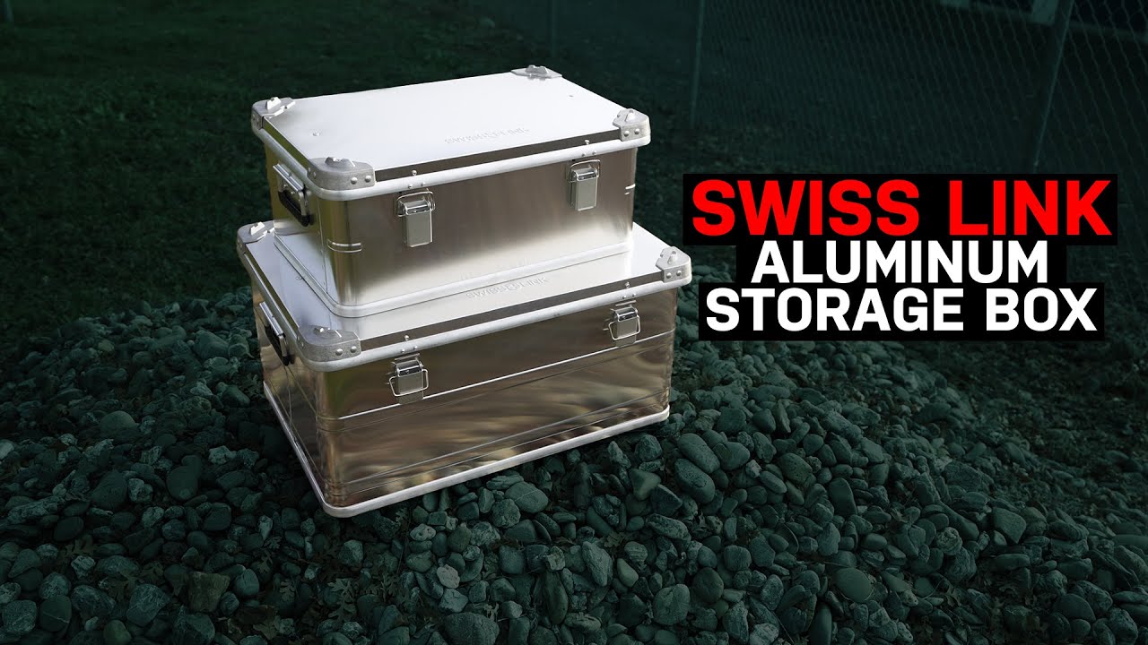 Swiss Link - Aluminum Storage Boxes - YouTube