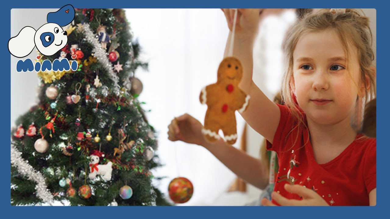 Learn Christmas Words | Decorate Christmas Tree | Education Video for ...