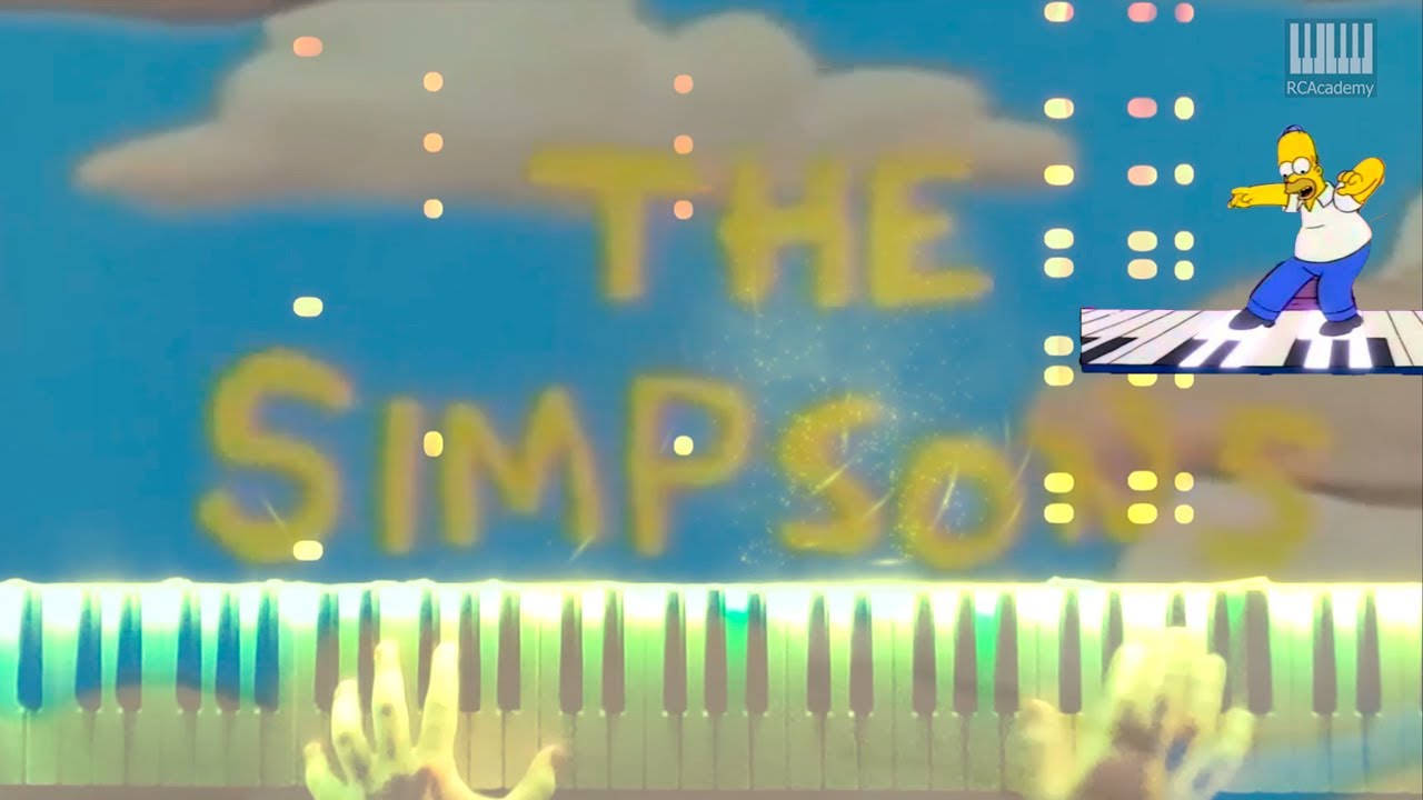 Simpsons Theme Fx (Synthesia tutorial). Danny Elfman. - YouTube