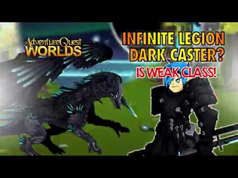 AQW [Legion Infinite Dark Caster] Guide, WEAK CLASS! - YouTube