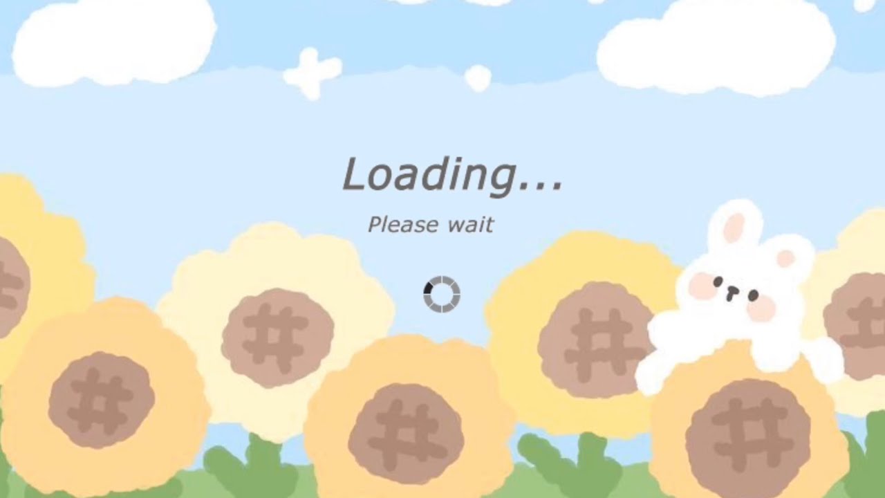 10 Free Cute and Aesthetic Loading Screens | Part 1 | ThatsLyra - YouTube