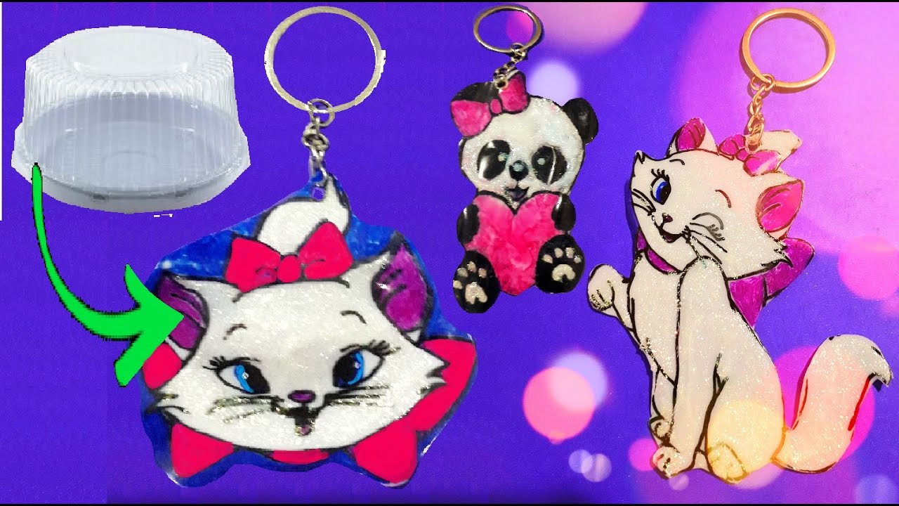 Chaveiros feito com Embalagem Reciclável / Keychains made with ...