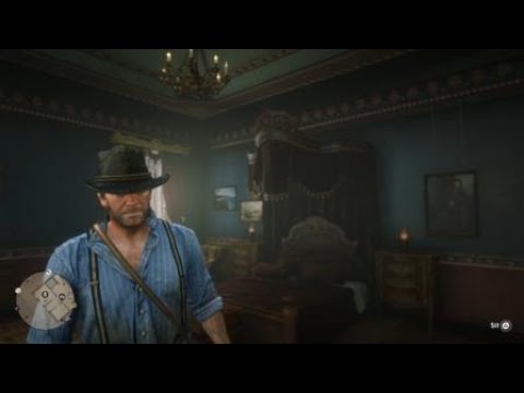RDR2 - How to unbutton Arthur's collar (blue shirt) completely / show more chest