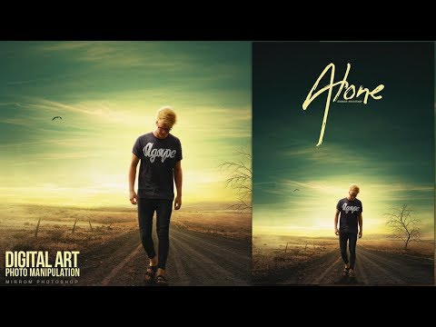 Alone Minimalist Photo Manipulation - Photoshop Tutorial