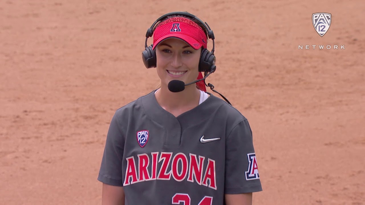 Arizona softball's Gina Snyder reflects on return from illness, playing for childhood team - YouTube