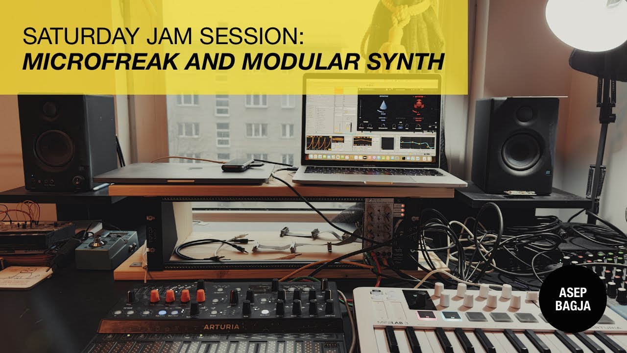 Jam Session: Doepfer A-111-6, MicroFreak, and Ableton Live - YouTube