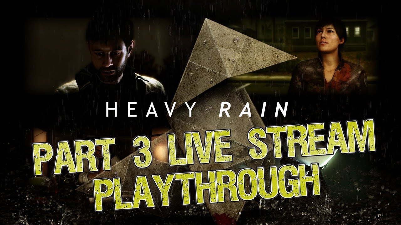 Heavy Rain Part 3 chapters Live Stream Retro Gamer Girl - YouTube