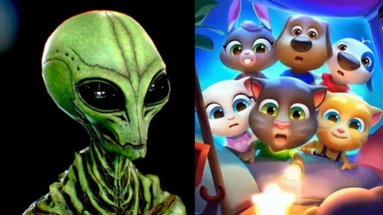 Aliens my talking Tom friends - YouTube