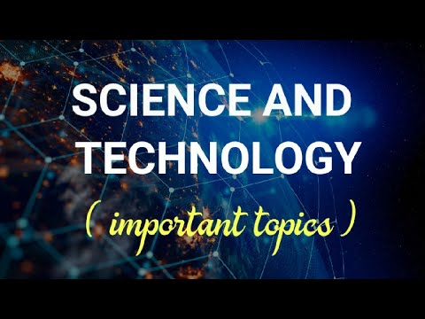Science& Technology Important Topics 📝 #scienceandtechnology #impotant ...