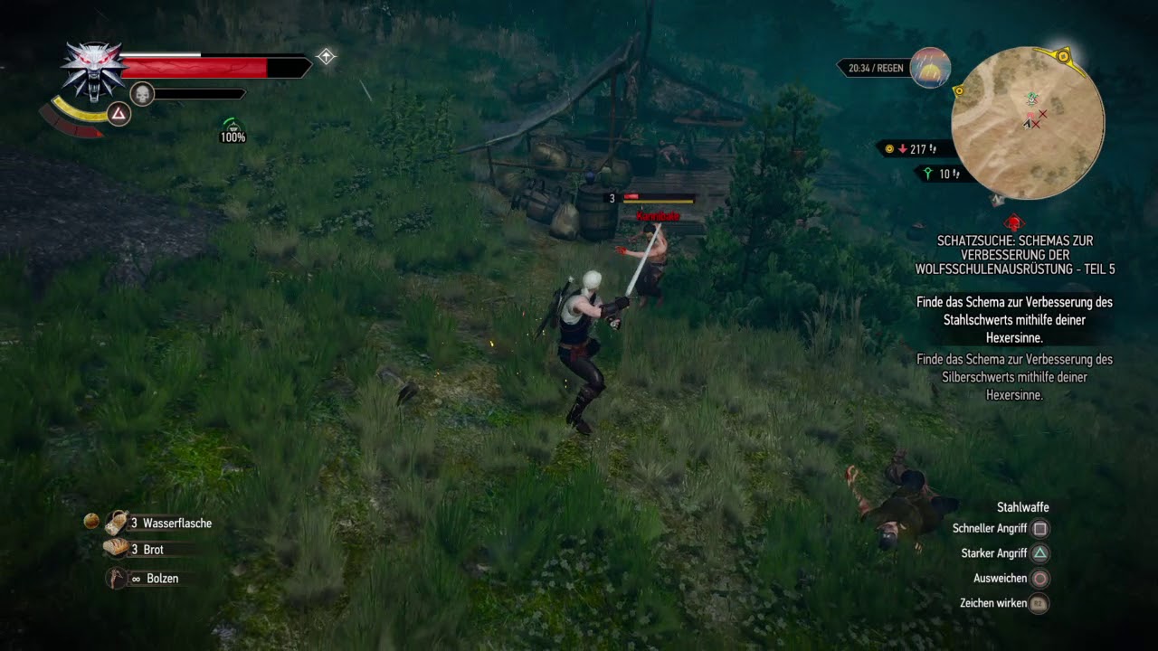 The Witcher 3-How to block arrows - YouTube