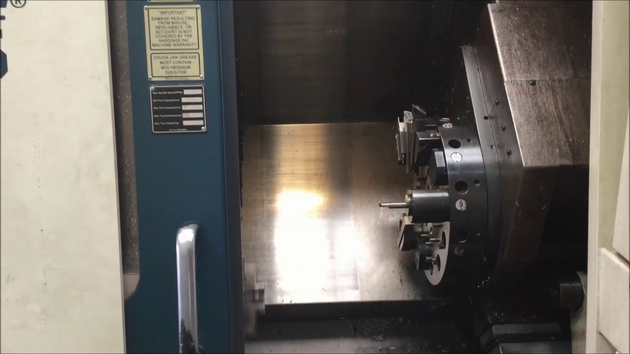 Hardinge Talent 6/45 CNC Lathe - YouTube