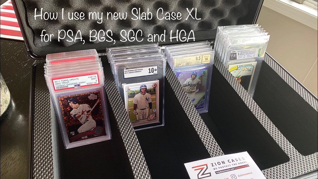 How I use my new Slab Case XL for PSA, BGS, SGC and HGA - YouTube