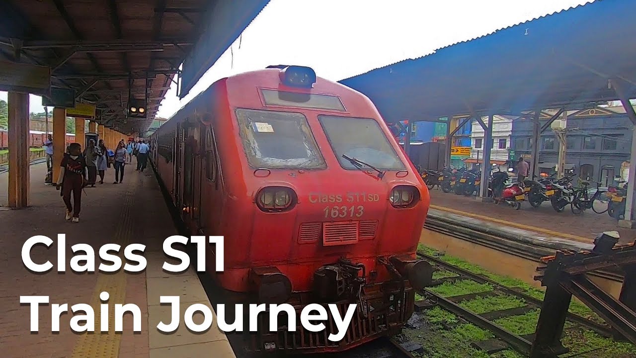 Indian Class S11 Short Journey in Sri Lanka Railways - YouTube