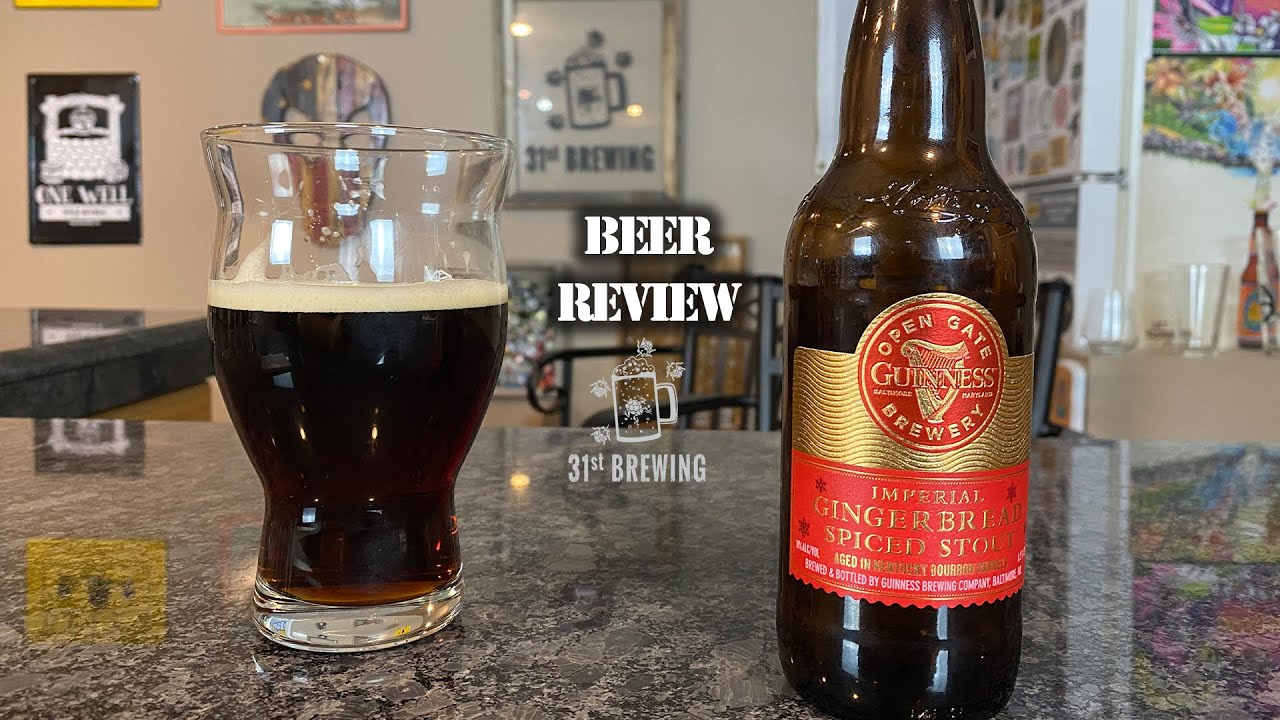 Guinness Bourbon Barrel Aged Imperial Gingerbread Spiced Stout Review ...