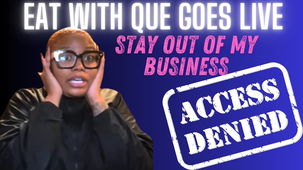 Eat With Que ADDRESSES the rumors about her MARRIAGE ! - YouTube